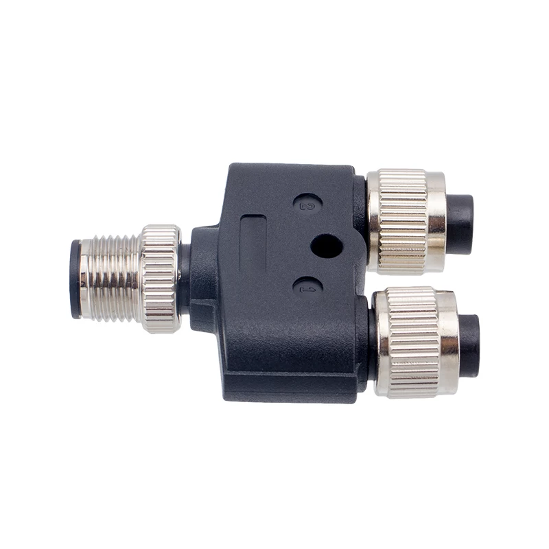 M12 3-pin male connector axial China supplier, M12 4-pin male connector ...