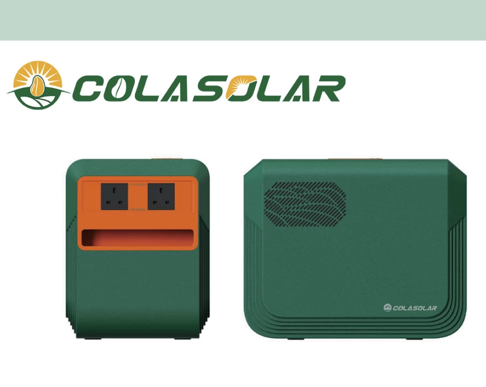 Cola Solar Lifep04 Battery Power Station Portable 1200W Solar Generator ...