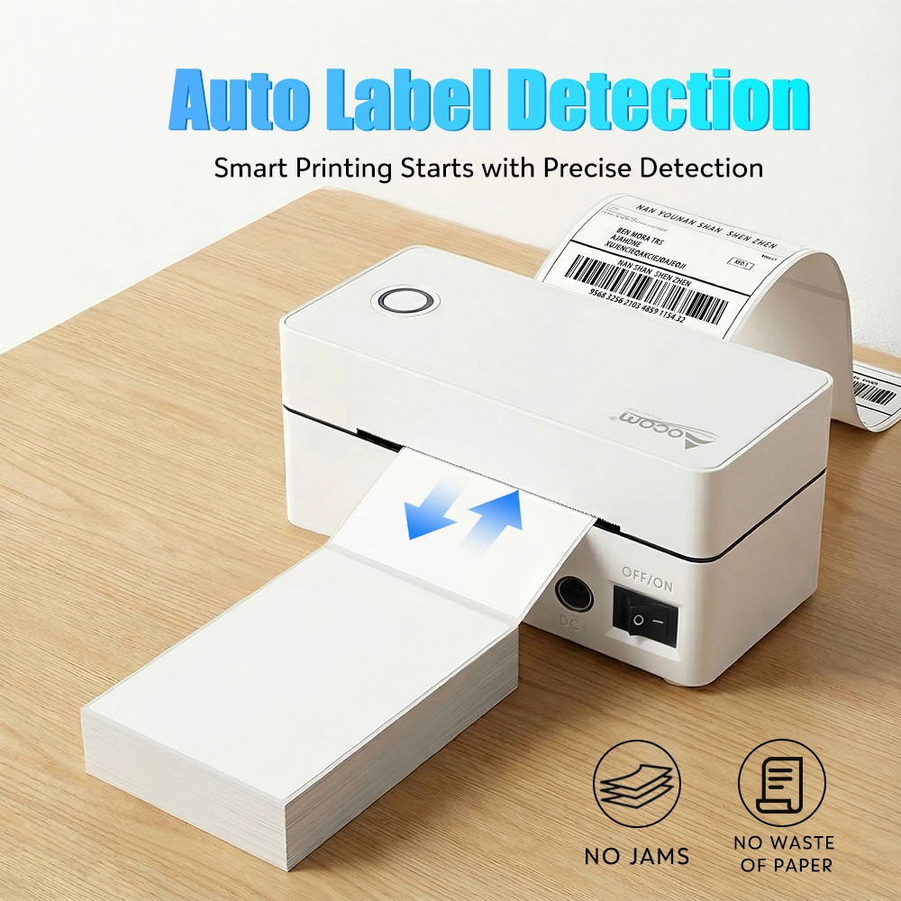 OCBP-406DT, OCOM 4" Direct Thermal Label Printer, Wireless Bluetooth/Wi ...