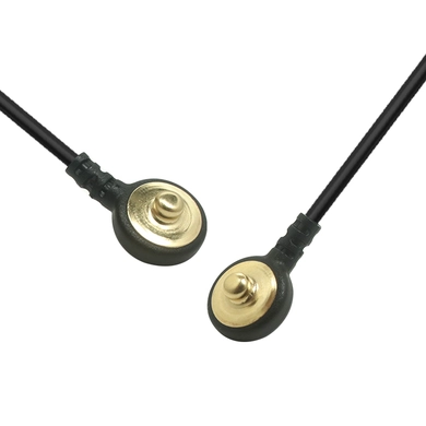 Gold Plated 4.0mm Snap to Open Cable factory, 4.0mm Male Snap Lead Wire ...