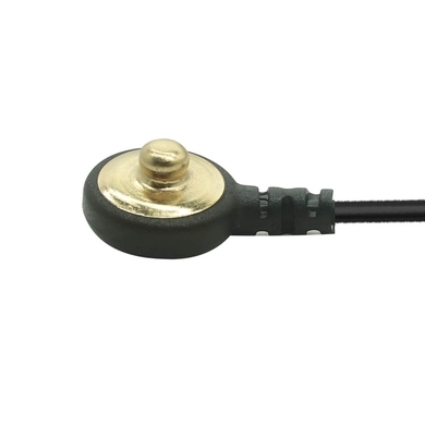 Gold Plated 4.0mm Snap to Open Cable factory, 4.0mm Male Snap Lead Wire ...