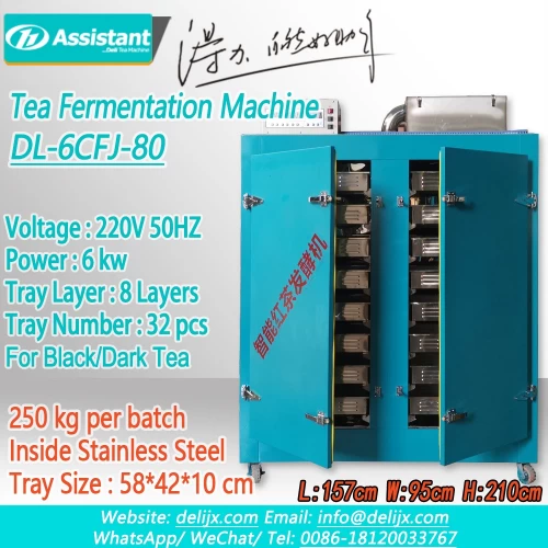 Black Tea Continuous Oxidation Fermentation Machine For Tea