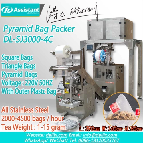 Automatic Triangle/Pyramid Tea Bag Packaging Packing Machine