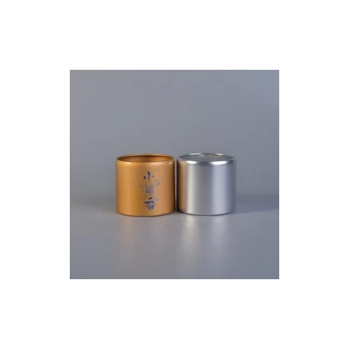 Wholesale metal coffee box gold tea containers