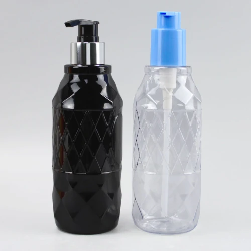 Custom Logo Portable 400ml Empty Clear PET Travel Personal Cosmetic ...