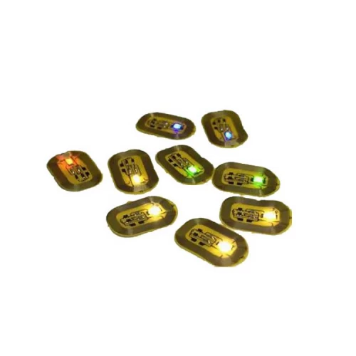 Wholesale LED Flashing Finger Nail Sticker NFC 213 Nail Chip Tag