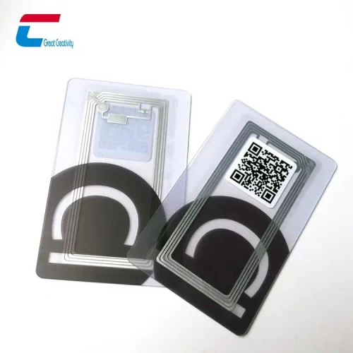13.56Mhz Programmable Transparent NFC Business Card Manufacturer
