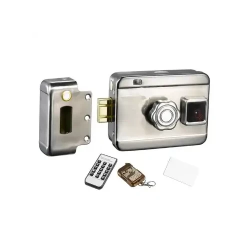 Intelligent Smart Lock 12-18V DC LED Electric Rim Lock With Card reader ...