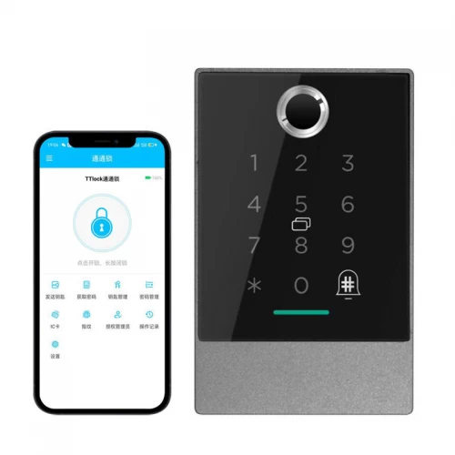 access control keypad IP66 Waterproof Standalone TTlock Fingerprint ...