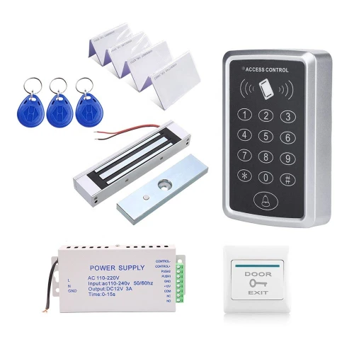 Stand Alone Access Control System, Kit 180kg Electric Magnetic Lock ...