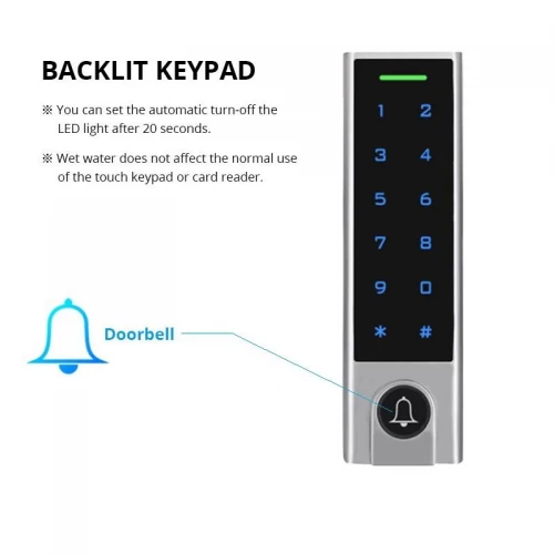 Newest Waterproof Digital Keypad Access Control,125KHz EM Card RFID ...