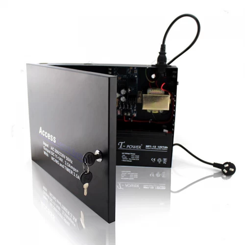 Access control power supply 12v 5a with ups with LED light and optional ...