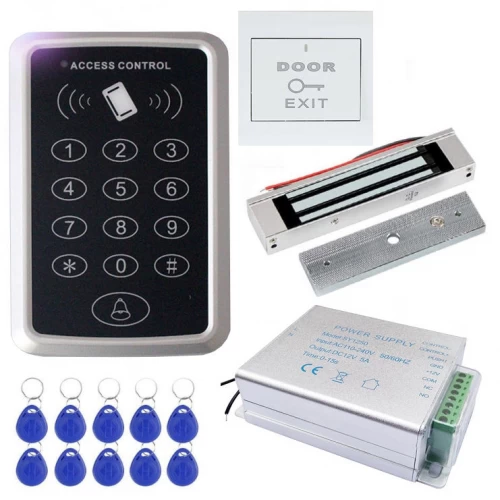 Hot Sale Electromagnetic Lock Set 180KG Electric Magnetic Lock Set Door ...