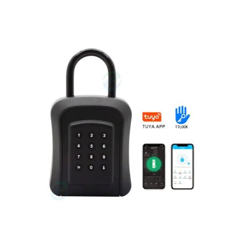 Cheapest Waterproof Key Safe Tuya Smart Lock Box Security Smart Keys ...