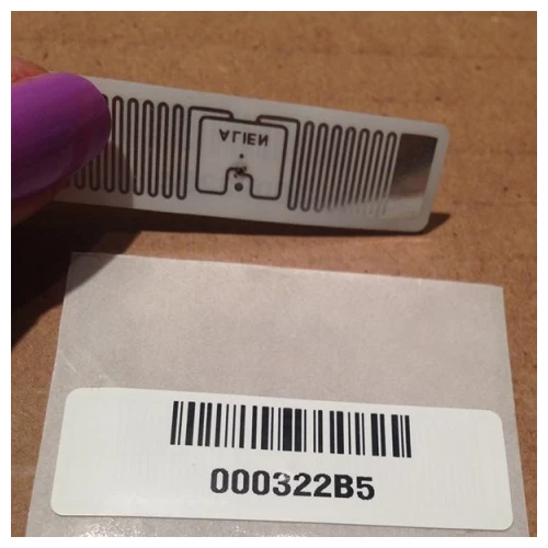 70*15mm 860-960Mhz Impinj MR6 chip Long range passive UHF RFID label ...