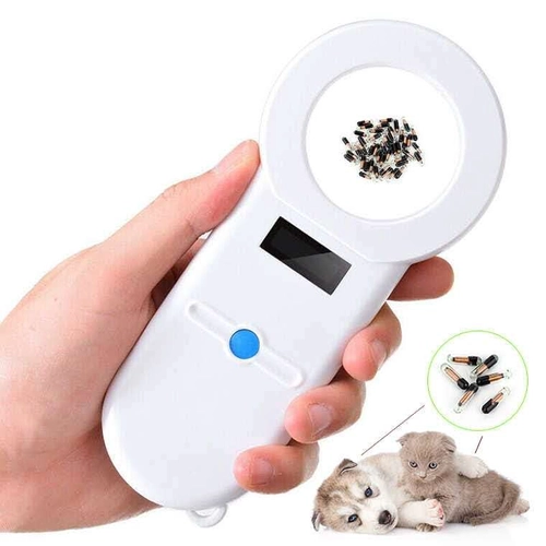 Handheld RFID Animal Chip Reader for Pet 134.2 kHz ISO 7815 Protocol ...