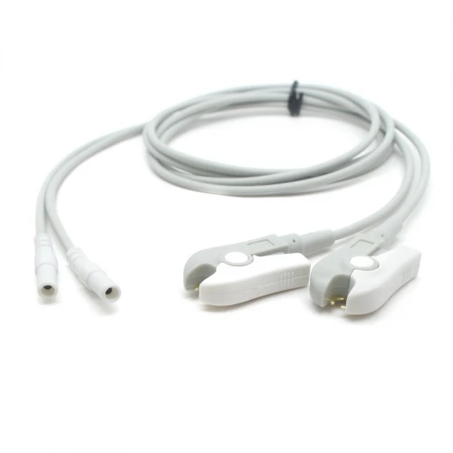 ECG EKG CABLE, ECG CLIP CABLE,2.0mm female pin to ecg clip