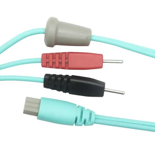 Guangdong Medical Cable Supplier,Y Spliter 6PIN to Dual 2.0MM Cable,ECG ...