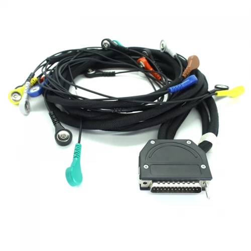 Custom DB25 to 4.0MM Electrode Snap Cable | China Dongguan Supplier ...