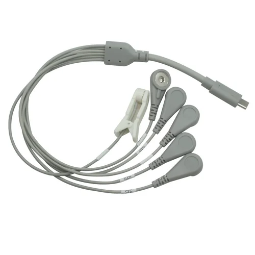 TVNS Ear Clip ECG Snap Lead Wire factory, Dongguan ECG Medical cable ...