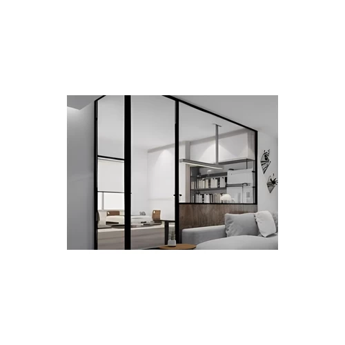 Use 4 kinds of glass partition design and decoration to make the space ...