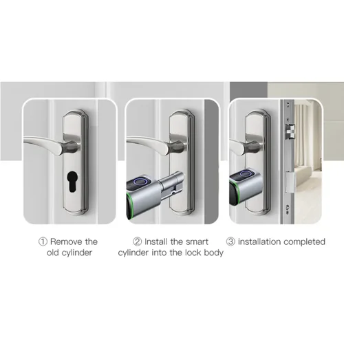 Wholesale Smart cylinder lock with APP China, Keyless smart cylinder ...