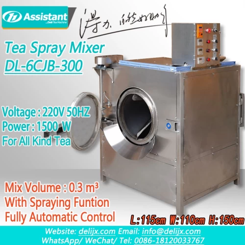Tea Spraying Mixing Blending Flavoring Machine Blender Mixer