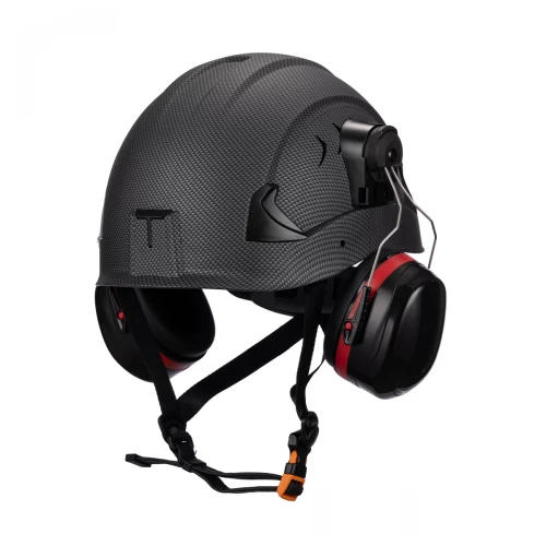 High quality industrial safety helmets PPE ANSI Type II Carbon fiber ...