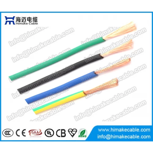 China cable manufacturer PVC insulated Flexible Electrical Wire Cable H07V-K NYAF 450/750V ...