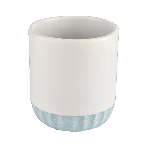 Sandy sureface ceramic candle jar with lids from Sunny Glassware,14oz ...