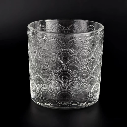Luxury glass candle holders with custom designs