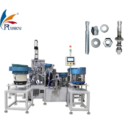 Rainbow high capacity nut bolt assembly machine