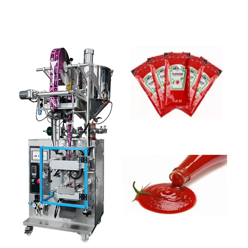 Bulk Chili Sauce Liquid Packaging High-Speed Ketchup Sachet Filling Machine