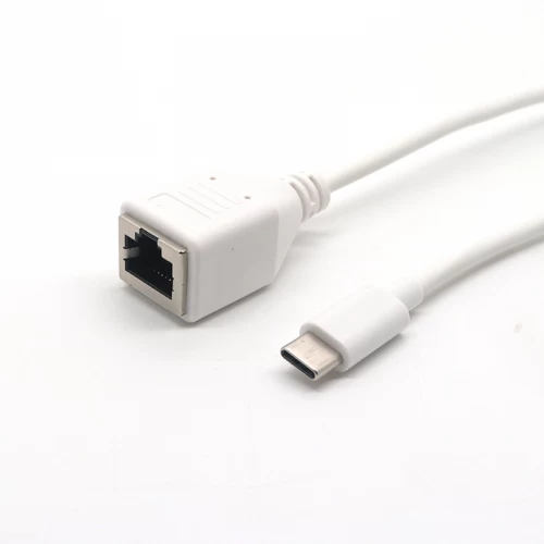 Ethernet USB Type C male to RJ45 Female adapter cable,Customized RJ45 ...