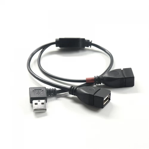 Y splitter USB A male to 2 dual usb a female extension cable factory,90 ...