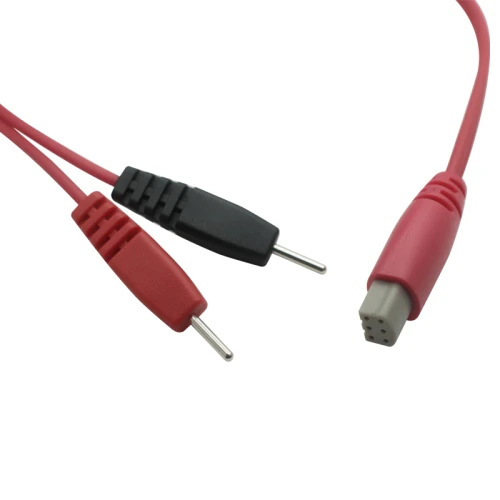 Custom 6 Pin Connector to Dual 2.0 Electrode Pin Therapeutic Wire ...