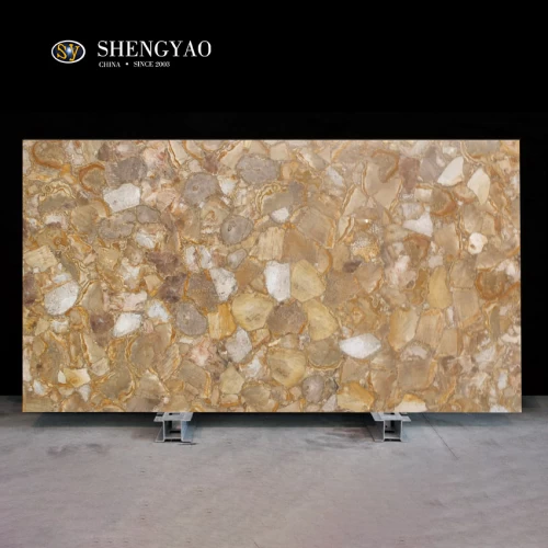 Corallite Gemstone Slab,coral fossil stone slabs,gemstone slab,semi ...