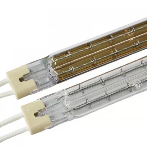 China Manufacturer Twin halogen lamp, Half Golden Infrared Heat Lamp ...