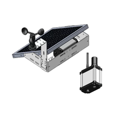 Real-time dynamic monitoring system for large-scale industrial structures