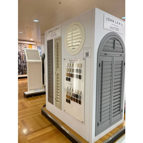 We have received pictures of our partner's Plantation Shutter showroom ...