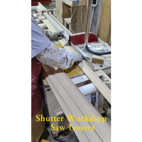 Shutter workshop saw louver - China Leading OEM Made to Measure Window Coverings Manufacture