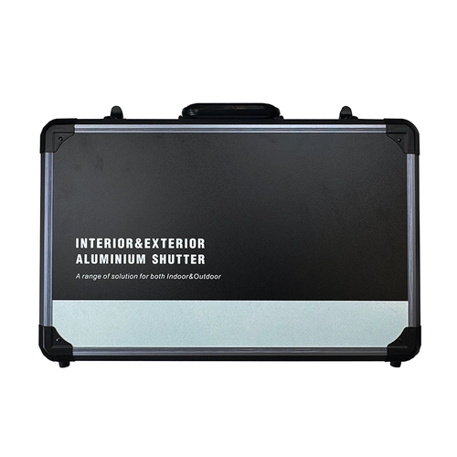 New Aluminum Shutter sample box for 2026, professional display for both ...