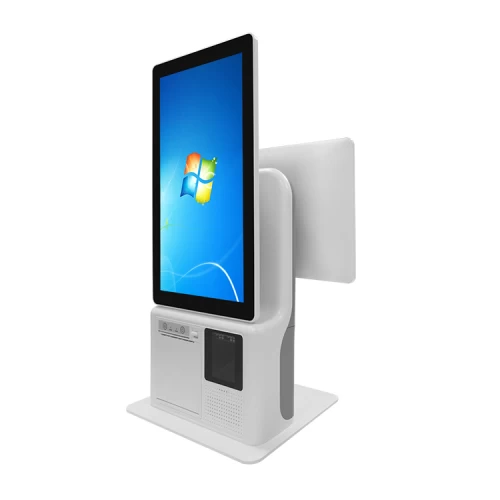 POS-1508 Kiosks fast food ordering machine 15.8 inch builtin scanner ...