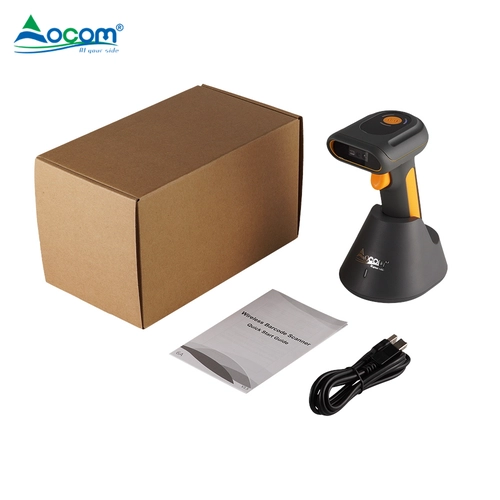 Ergonomic Design Wireless 2D Bar Code And Qr Code Scanner For Mobile ...
