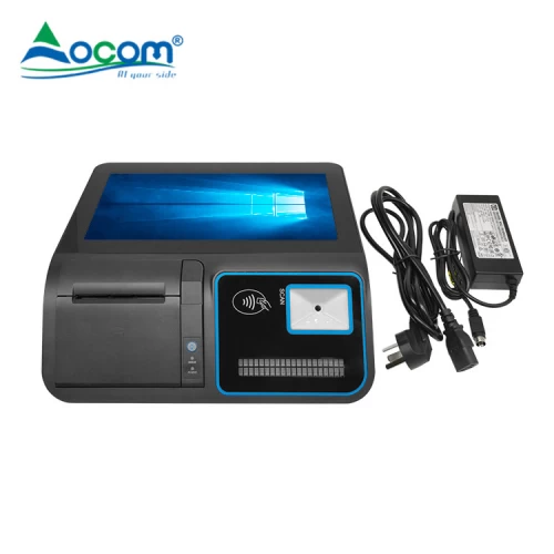 (POS-M1106)Cashier Machine Touch Screen 1D/2D Barcode Decoding Scanner ...