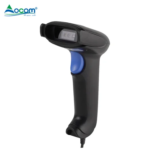 OCOM Wired Handheld Waterproof Label Reader Portable Qr Code 2D Barcode ...