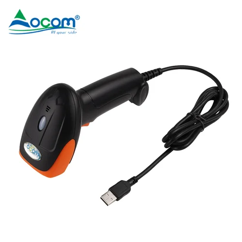 OCOM Handheld Wired 1D 2D Qr Bar Code Reader Barcode Scanner For ...