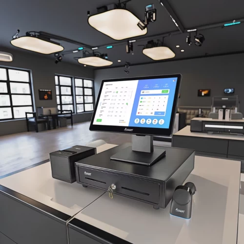 OCOM Brand POS Machine Windows System with Ultra-thin 10.5mm Thickness ...