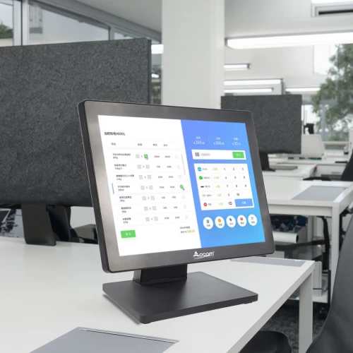 POS-1513 OCOM Retail Solution 15Inch Metal satnd Touch Screen Cash ...