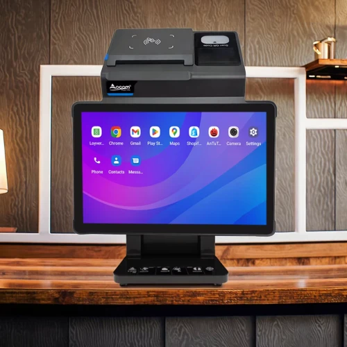 Wall-mounted Android Pos 11 Inch Cashier Machine with Built-in 80mm ...